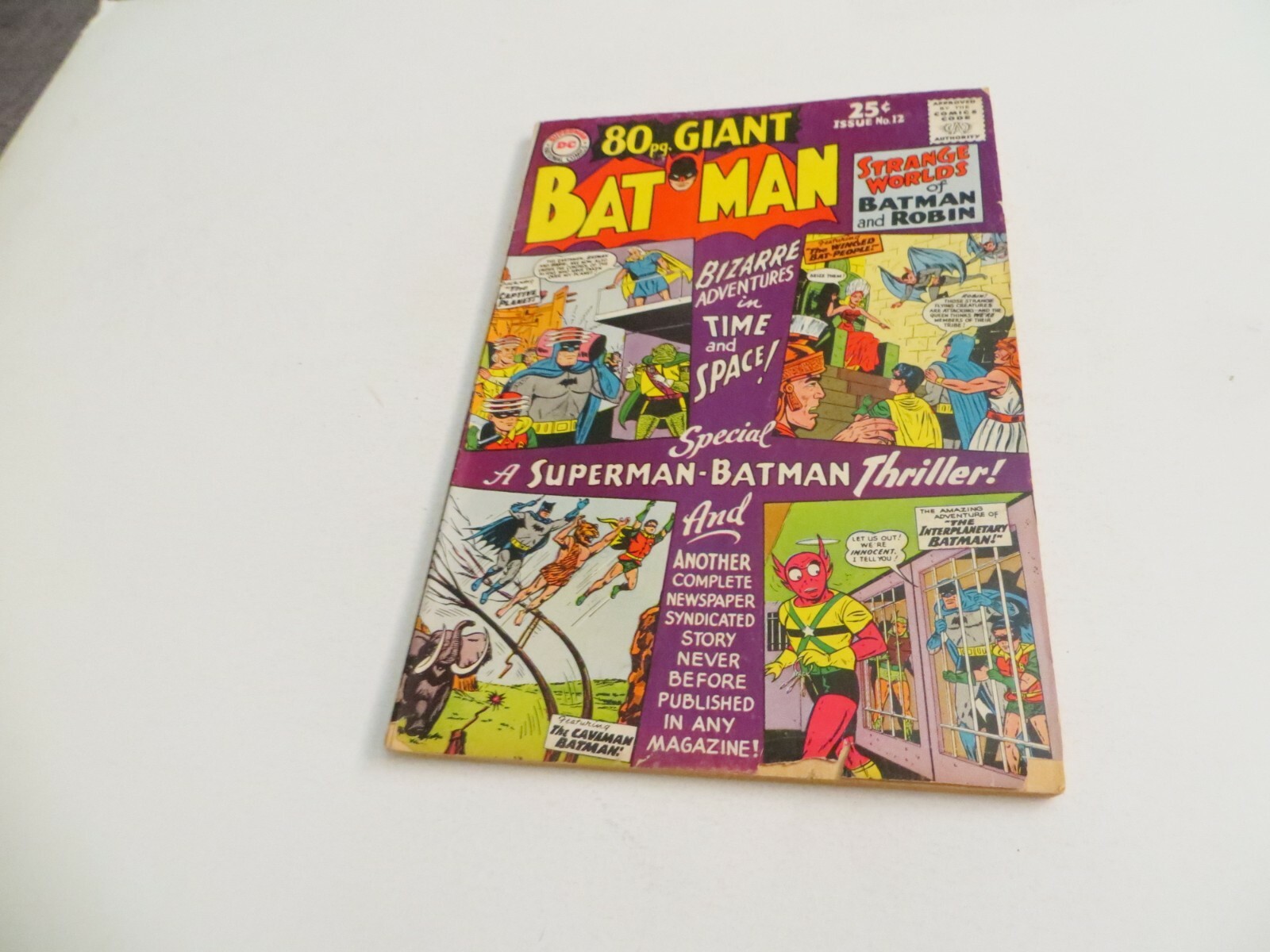 DC Comics Batman 80 page Giant Issue No.12 .25 cent cover price. | eBay