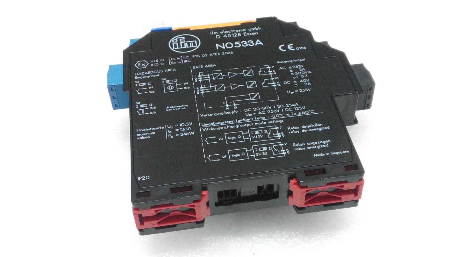 IFM D45128 NO533A WITH CONNECTOR | eBay