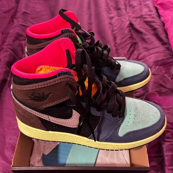 Nike Jordan 1 Retro High Tokyo Bio Hack (GS)- size 5y | eBay