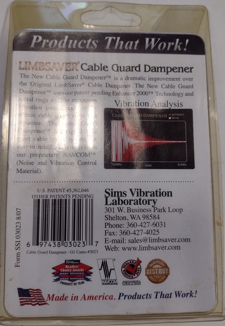 Old Stock LimbSaver Cable Guard Dampener 3023 for sale online | eBay