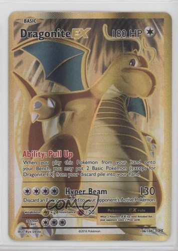 2016 Pokémon XY Evolutions 20th Anniversary Dragonite Ultra Rare EX ...