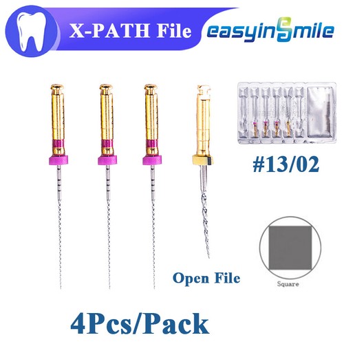 4Pc Dental Endo Rotary NITI X-PATH Glide Path Files For Motor #13 25MM ...