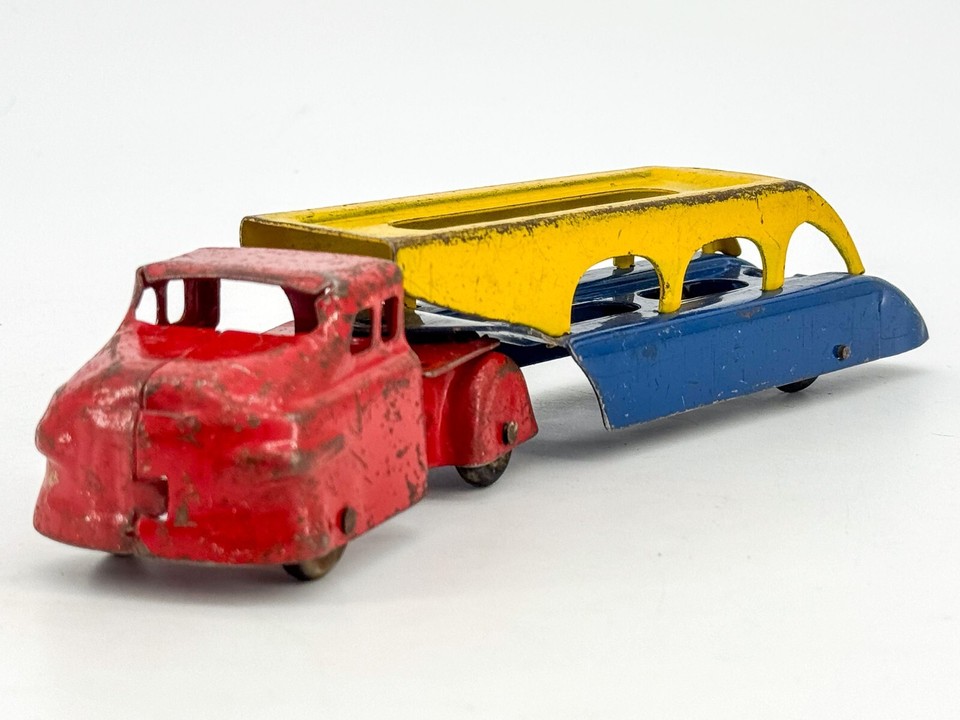 30s Vtg Wyandotte / Marx Auto Car Carrier Hauler Gift Man Cave Press ...