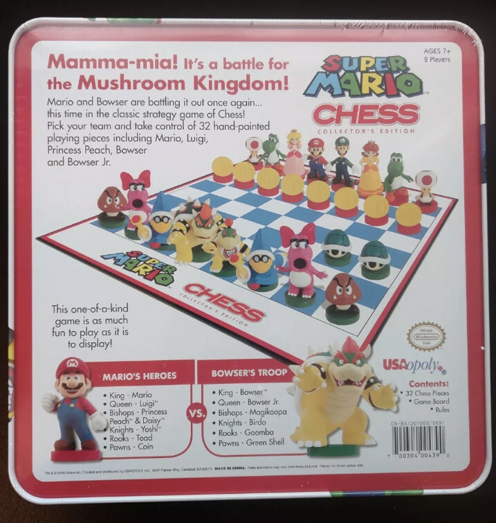 Super Mario Chess Collector's Edition USAopoly Factory Sealed!!! New ...