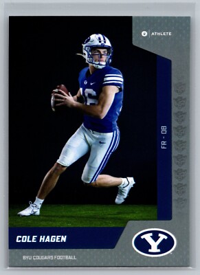 Cole Hagen 2023 ONIT Brigham Young Cougars #16 Football Card RC Rookie ...