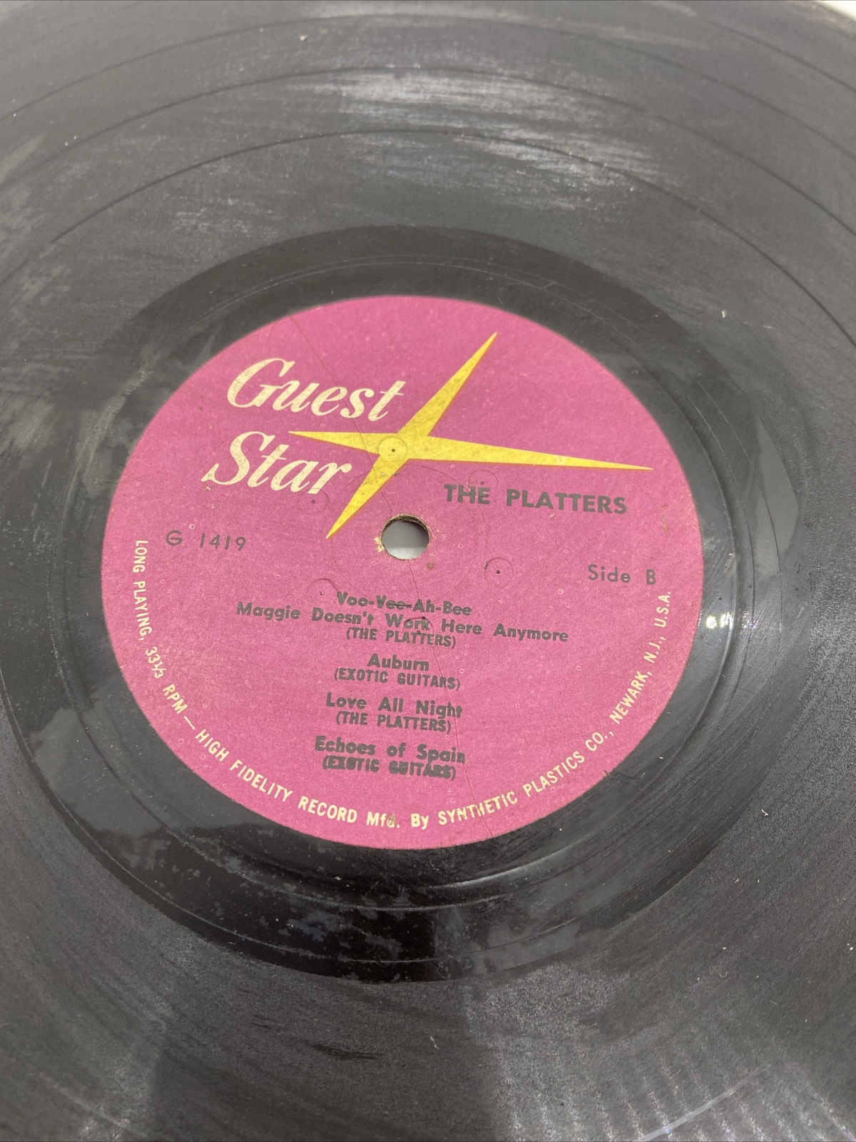 Record 33 LP The Platters Only You Guest Star GS-1419 | eBay