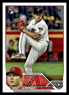 2023 Topps Drey Jameson Rookie Montgomery Club Stamp 502 Diamondbacks ...