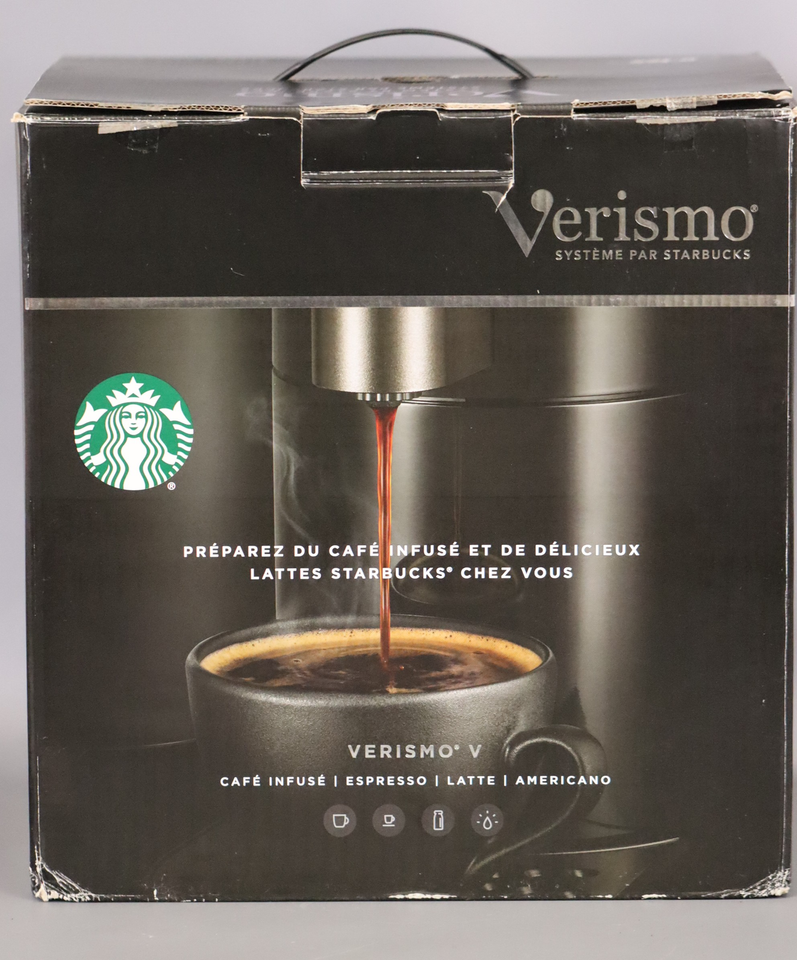 Starbucks Verismo System Coffee and Espresso Single Serve Brewer Black ...