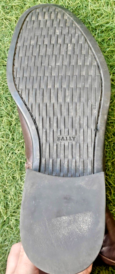 Vintage Men's Bally Sirob Brown Leather Zip Biker Boots Size 13 Made in ...