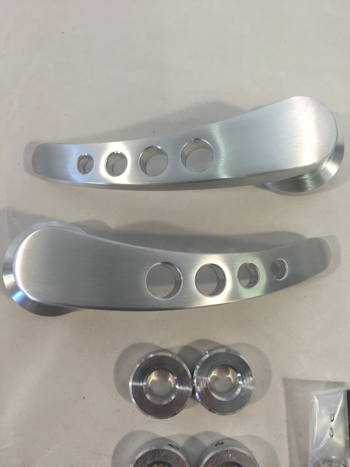Set Billet (2) Door Handles & (4) Window Cranks Kit - Hot Rod Custom ...
