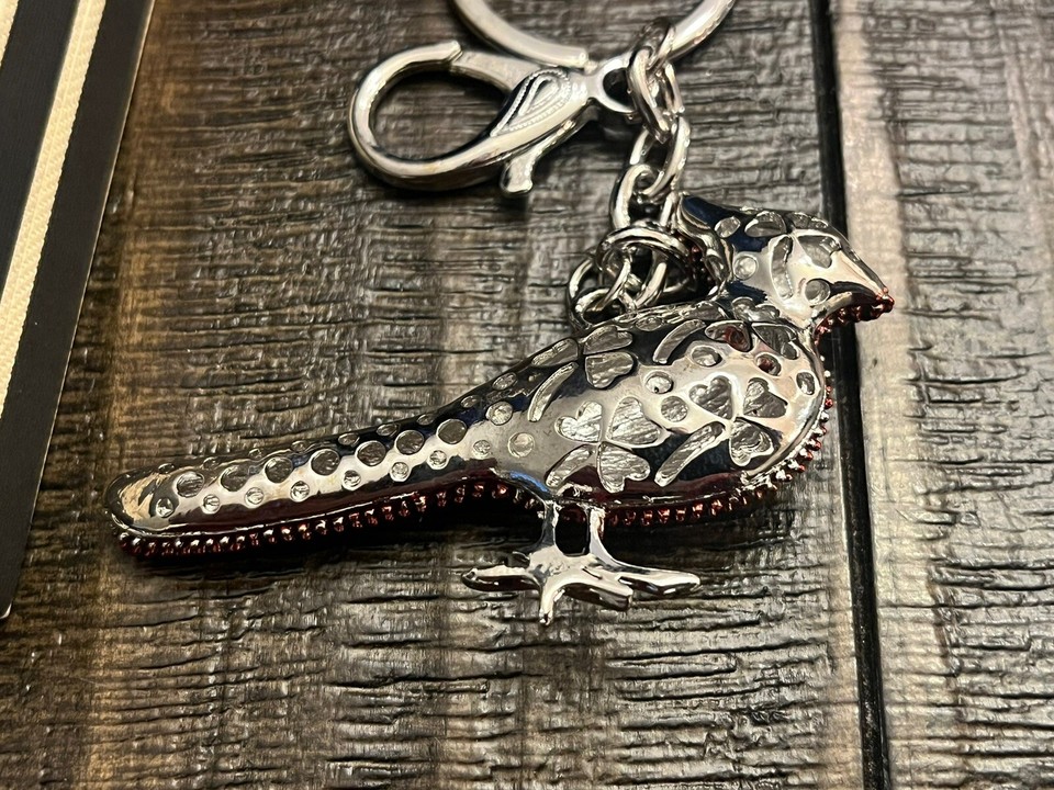 KILLARNEY CRYSTAL JEWELLERY RED CARDINAL KEY CHAIN KEY FOB IN BOX 2.75 ...