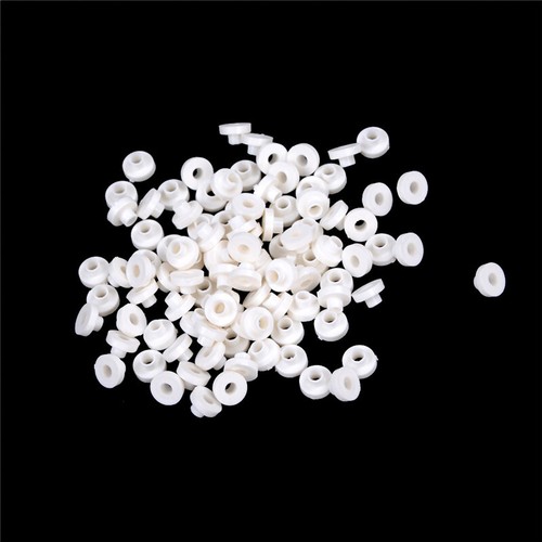 100X TO-3P TO-247 White Silicone particle Transistor Plastic Washer ...