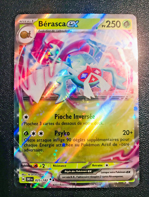 Carte Pokemon BERASCA Ex 025/182 Rivalités Destinées EV10 Française | eBay
