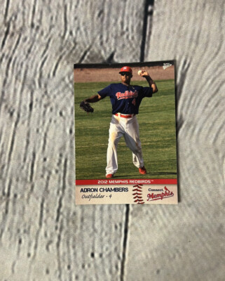 Adron Chambers 2012 Multi Ad Memphis Redbirds Team Set Card #5 ...