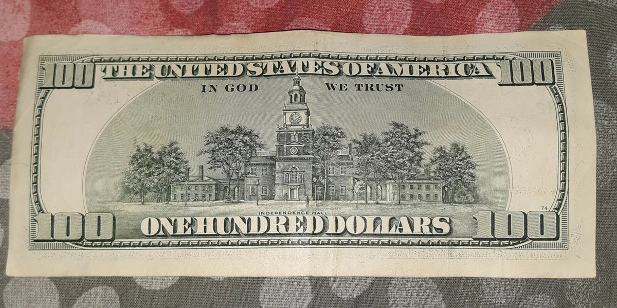 $100 Bill High Resolution