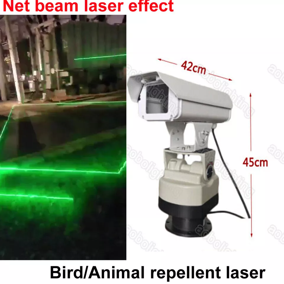 3W 532nm Outdoor Powerful Green bird Repeller Laser Light Waterproof ...