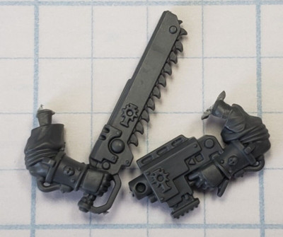 40K Kill Team Bits Imperial Navy Breacher Navis Sgt Chainsword & Bolt ...