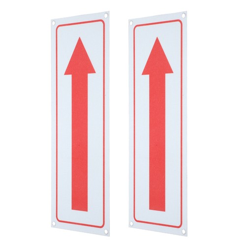 2 Pcs Arrow Sign Metal Signage Direction Arrows for School Signs ...