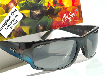 NEW Maui Jim WORLD CUP Marlin POLARIZED Neutral Grey GLASS Sunglass 266 ...