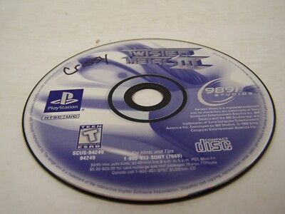 Twisted Metal III 3 (PS1, 1998) Disc Only 711719424925| eBay