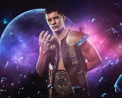 Cody Rhodes Pro Wrestling 8x10 Promo Photo ROH NJPW Champion Bullet ...