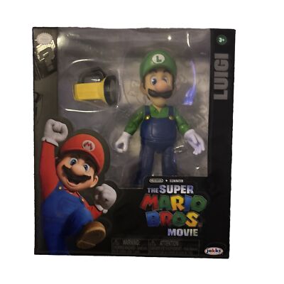 🔦Nintendo The Super Mario Bros. Movie Luigi Figure with Flashlight ...