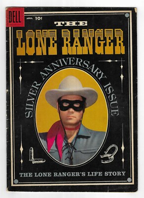 LONE RANGER #118 DELL COMIC BOOK Origin retold Dan Reid origin Movie ...