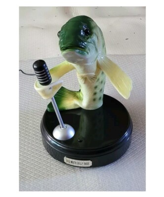 Big Mouth Billy Bass Singing Fish Robot Standing Toy Halloween Pub Gift ...