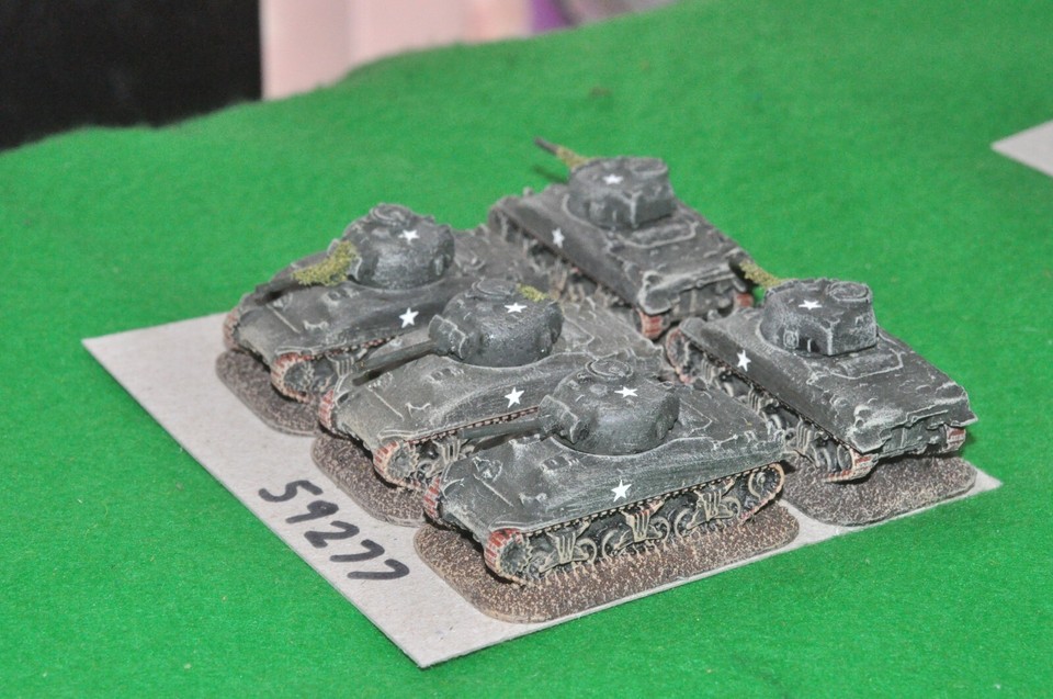15mm WW2 / american - 5 sherman tanks - vehicles (59277) | eBay
