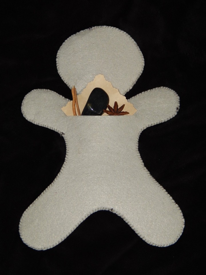 Handmade Felt VOODOO DOLL ~ Stuff Your Own Voodoo Poppet ~ Witchcraft ...