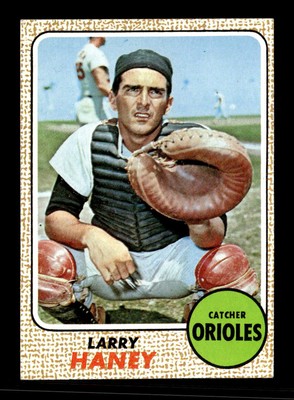 1968 Topps #42 Larry Haney Baltimore Orioles VG-EX Baseball Card *B385 ...