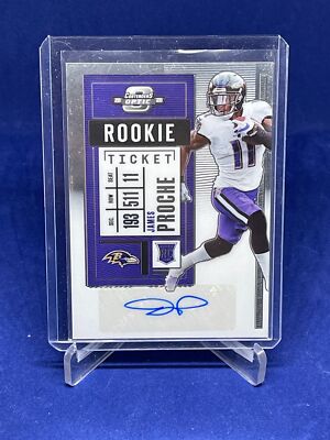 JAMES PROCHE 2018 PANINI CONTENDERS OPTIC TICKET AUTO ROOKIE RC #195 | eBay