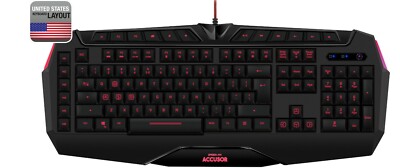 SPEED LINK ACCUSOR ADVANCED LED GAMING KEYBOARD BLACK-US LAYOUT SL ...
