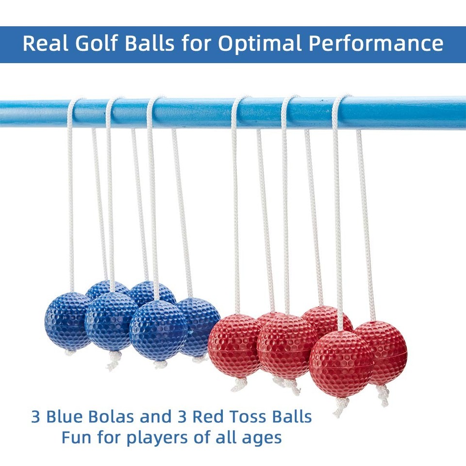 Ladder Bolas Balls, 6 Pack Real Golf Tossing Ball Replacement for ...