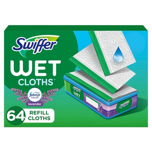 Swiffer Wet Mopping Cloths - Lavender Scent, 64 ct. Original | eBay