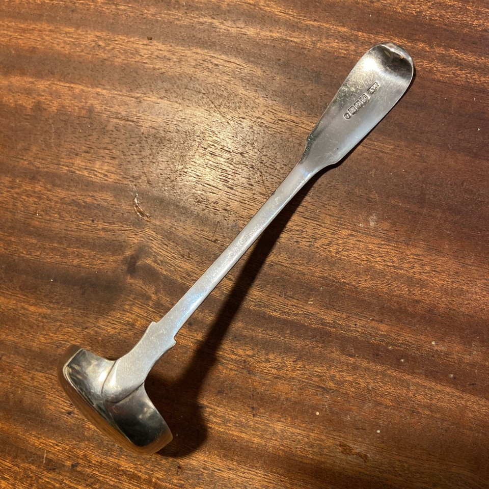 Antique Scottish Hallmarked Silver Toddy Ladle c1841/2 by Alexander ...