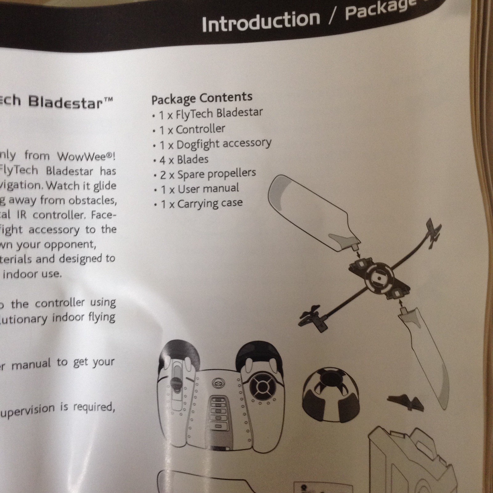 Wowee Flytech Bladestar Helicopter Drone Style With Original Case | eBay