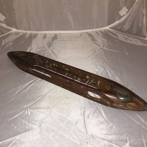 VTG Draper TruMold Weaving Loom Boat Shuttle W/ Bobbin Tru-Loc -Wood ...