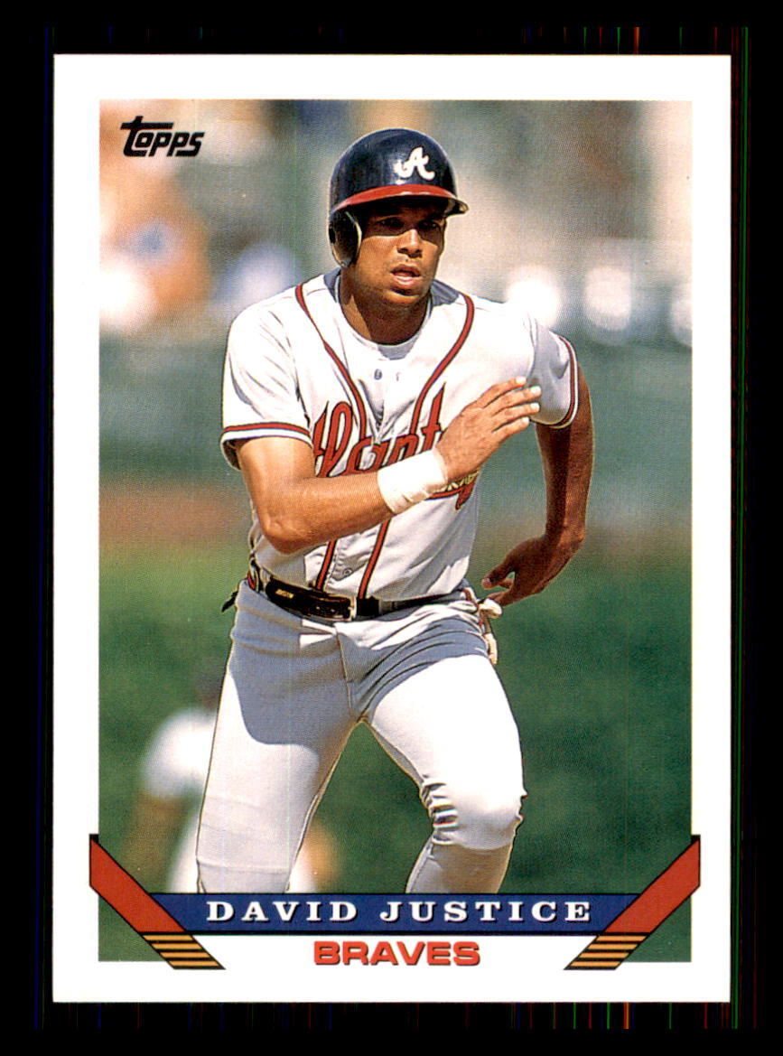 1993 Baseball Topps David Justice Atlanta Braves #170 | eBay