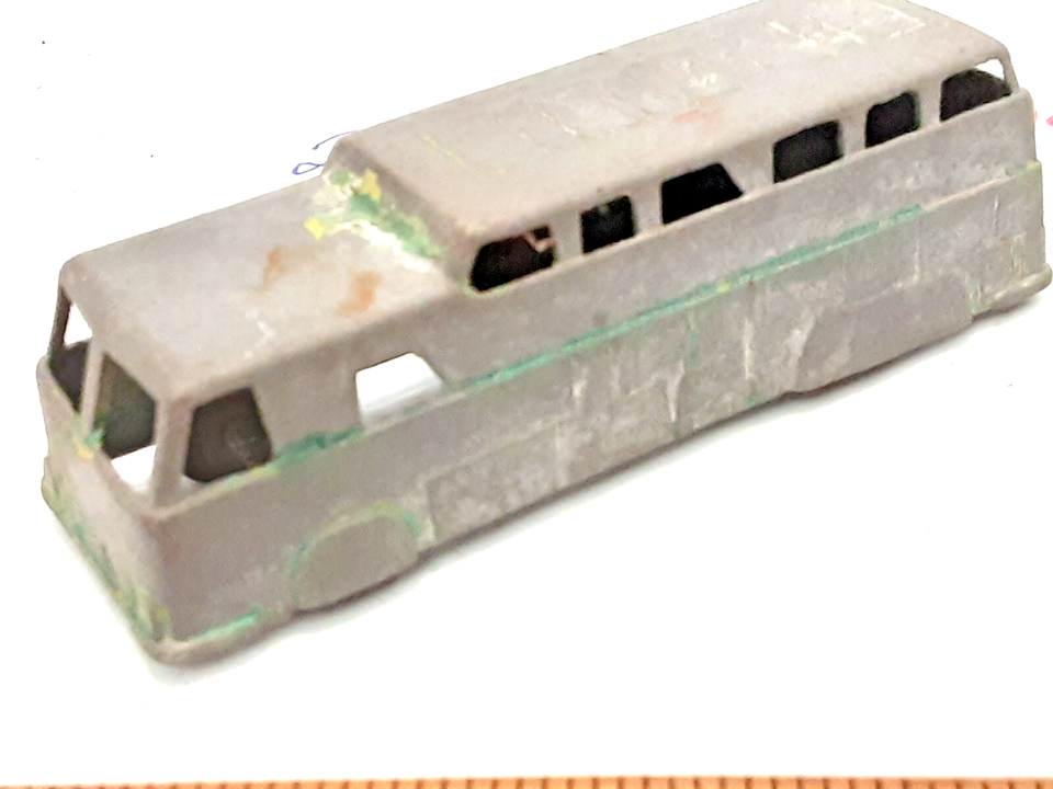 Vintage Midgetoy 1955 Scenic Cruiser Greyhound Bus Diecast Metal 3-1/2 ...