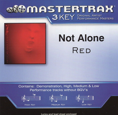 Not Alone - RED (Mastertrax 3 Key Accompaniment) [CD] (2011) | eBay