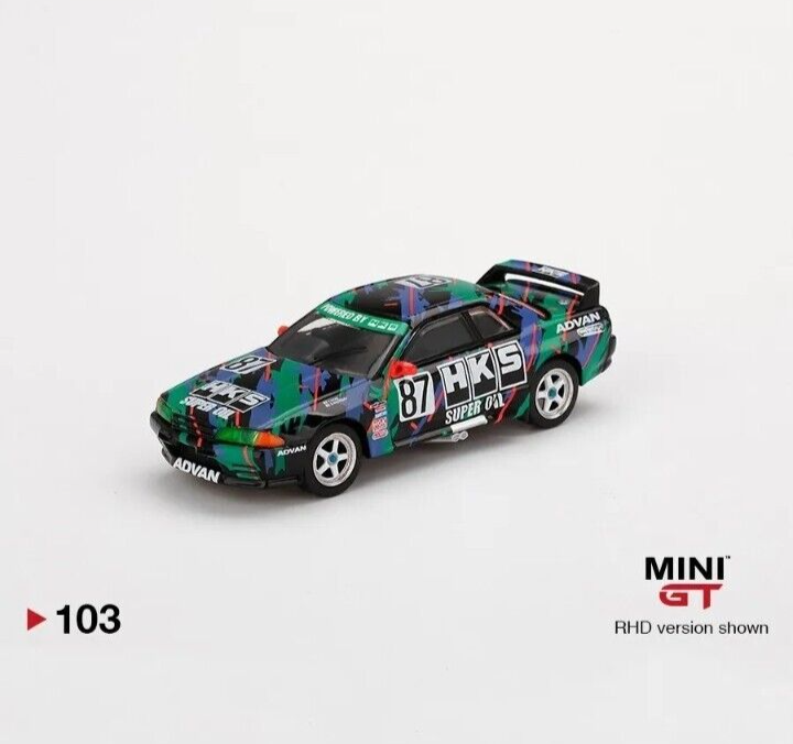 MINI GT 1:64 NISSAN SKYLINE GT-R R32 GR.A #87 HKS SUPER OIL 1993 JTCC ...