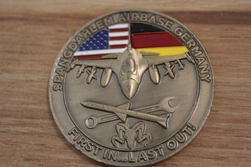 Spangdahlem Airbase Germany 52D Aircraft Maintenance SQ Challenge Coin ...