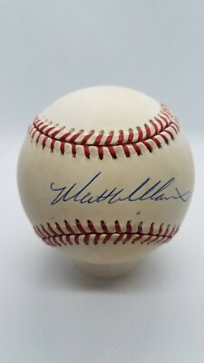 Matt Williams Signed Autograph Auto ONLB Baseball Beckett Authenticated ...