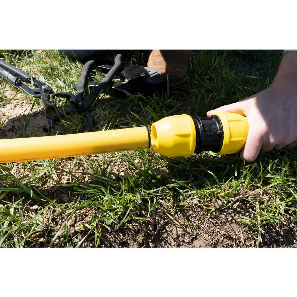 Underground Gas Pipe Natural Gas and Propane Polyethylene Line 100 ft ...