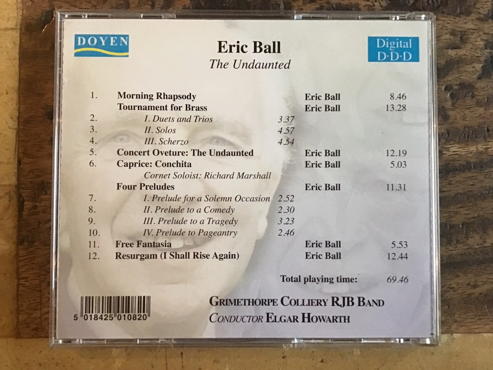 Grimethorpe Colliery RJS Band Eric Bell The Undaunted (2001) CD VG Condition | eBay UK