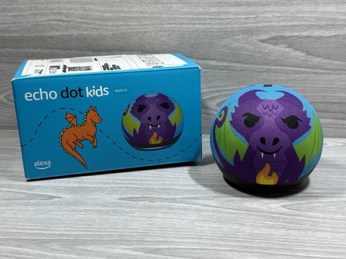 Amazon Echo Dot Kids 5th Generation Dragon - w/ Cable Alexa Smart ...