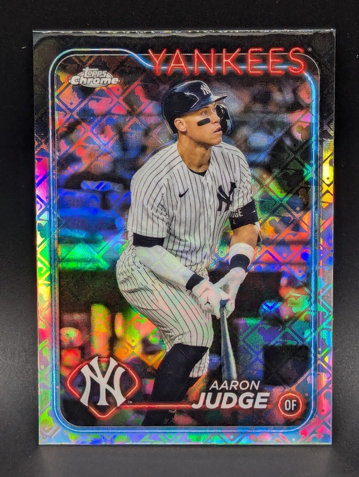 2024 Topps Chrome Baseball Logofractor Base Cards; Mostly Rookies. U ...