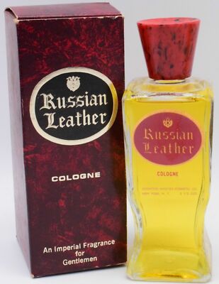 Russian Leather Cologne for Men 3 1/2 fl oz. with Box New Vintage ...