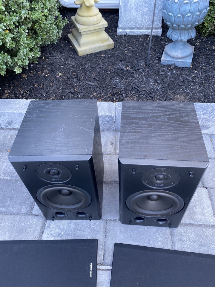 Polk Audio Speakers RT5 Pair 2-way Dual Ports | eBay